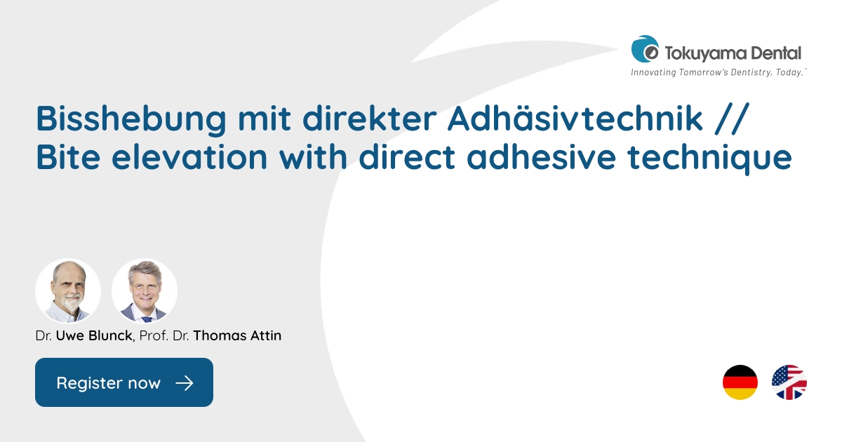 Bisshebung mit direkter Adhäsivtechnik // Bite elevation with direct ...